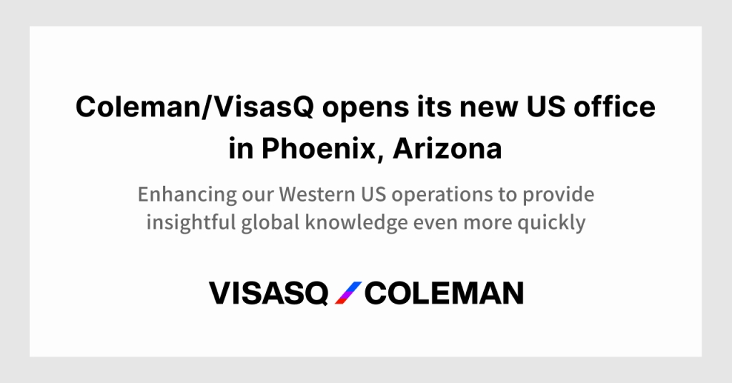 Coleman/VisasQ opens its new US office in Phoenix, Arizona~ Enhancing our Western US operations ...